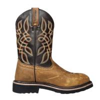 China Cowboy Square Steel Toe Spange Lining Goodyear Protection Footwear Perfect Sector for sale