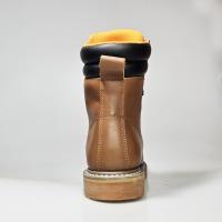 China Full Grain Leather Standard Length Lace Goodyear Hazard Resistant Boots Electric Shock Resistant Rubber Outsole for sale