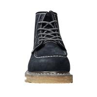 China Factory Standard Length Lace Goodyear Safety Shoes With Fabric Lining And Lace-up Closure Work Boots for sale