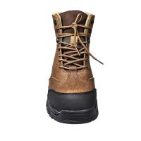 China Brown Cement Safety Shoes for US 6-12 Built to Withstand the Toughest Environments Genuine Leather for sale