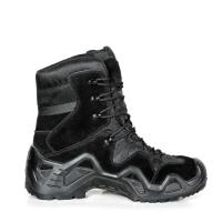 China Mesh Lining Material Anti slip Shoes with Lace-up Closure Suede Geniune Leather Upper Army Boots for sale
