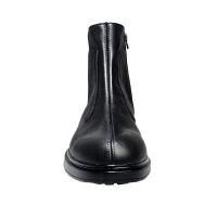 China Durable Nylon Fabric Gusset Genuine Leather Upper for Non Protect Toe Type Bussiness Boots for Unisex for sale