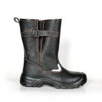 China Shengjie OEM Professional Leather Steel Toecap High Heel Shock Absorption Embossed Unisex Factory Standard Safety Shoes for sale