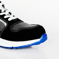 China Factory Sports Construction Workers Cement With Comfortable EVA Insole And Mesh Upper Safety Shoes for sale