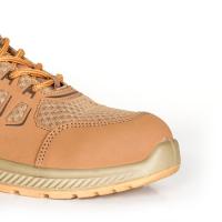 China Stay Safe On Job Cement Safety Shoes Suede Cow Leather Upper And Heat Resistant Work Footwear for sale