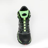China Different Sizes And Finishes Steel Toe With Metal Eyelets Safety Shoes Unisex Mid Cut High Heel Work Boots for sale