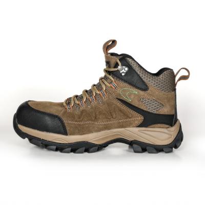 China Shengjie Favorite Genuine Leather Upper Shoes With Nylon Fabric Gusset And EVA Outsole Safety Shoes for sale