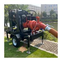 China 1500r/min Diesel Engine Vacuum-Assisted Priming Pump High Pressure Diesel Engine Water Pump Self Priming Sewage Pump for sale