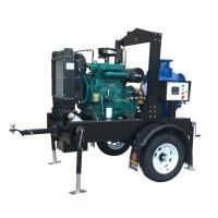 China 6inch Diesel Engine Strong Self Priming Water Pump Engine Driven Self Priming Trash Pump With Tractor for sale