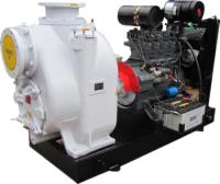 China 6 8 10 12 Inch Mobile Diesel Engine Water Pump Self-Priming Trailer Sewage Pump for sale
