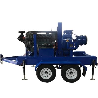 China 4 6 8 10 12 Inch Flood Control Diesel Engine Self Priming Water Pump for sale