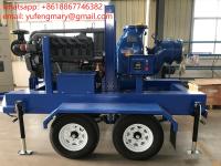 China 4 6 8 10 12 Inch Flood Control Diesel Engine Self Priming Water Pump for sale