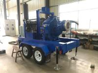China 10 Inch Self Priming Diesel Engine Water Pump With Trailer Pump Manufacturers for sale
