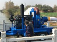 China 10 Inch Self Priming Diesel Engine Water Pump With Trailer Pump Manufacturers for sale