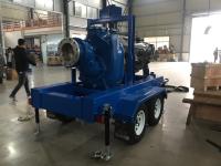 China 10 Inch Self Priming Diesel Engine Water Pump With Trailer Pump Manufacturers for sale