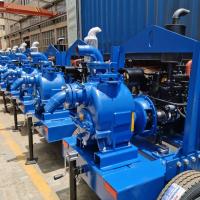 China Ocean Pump New Trailer Type Diesel Engine Self-Priming Water Pump for sale