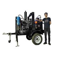 China Non Clogging Dry Prime Sewage Water Diesel Engine Pump Dewatering Pump for sale