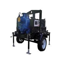 China Efficient Non-Clogging Diesel Engine Water Pump Solid Wastewater Self Priming Pump for sale