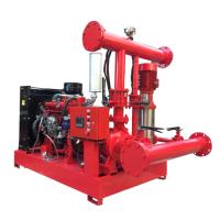 China Electric Water High Pressure Stainless Steel Red Standard Exporting Plywood Case 100% Copper Wire Diesel Engine Driven Fire Pump for sale