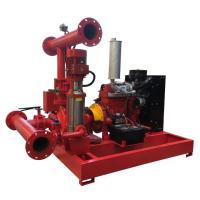 China Electric Water High Pressure Stainless Steel Red Standard Exporting Plywood Case 100% Copper Wire Diesel Engine Driven Fire Pump for sale