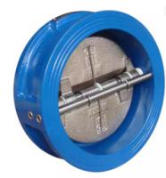 China Spring Duo Dual check valves Wafer Butterfly Non-Reurn check valve Brass for sale