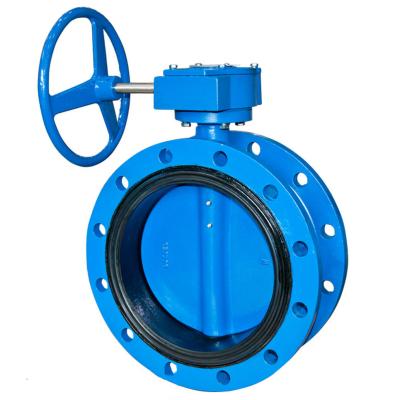 China BS EN Manufacturing Manual Ductile Cast Iron Lug Wafer Flanged Type Butterfly Valve Price for sale