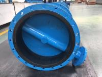China Dn200 Pn16 Ductile Cast Iron Di Hand Operated Double Flanged Butterfly Valve for sale