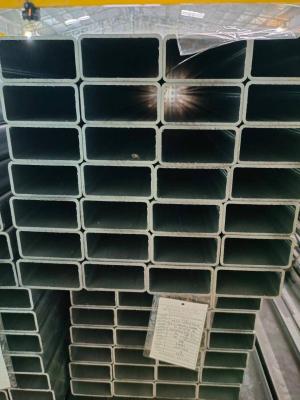 China Q345 Q355jr Galvanized Gi Pipe ASTM  40 X 80 50 X 70 60 X 100 Steel Square Tube for sale