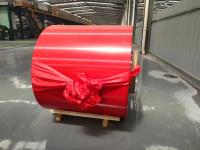 China Az120 Az150 Prepainted Galvanized Coil Building Ppgi Coated Coil Red Color for sale