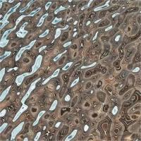 China 201 304 Water Ripple Sheet Silver Metal With Water Effect Size 1220 X 3000mm for sale