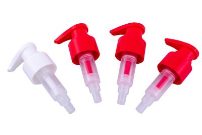 China 24/410 24mm Long Nozzle Gel Treatment Pump Dispenser Spring Outside Left Right Lock for sale
