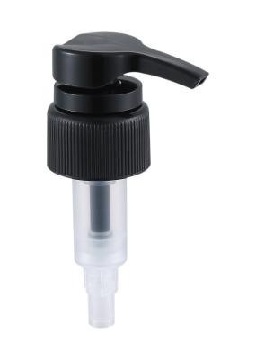 China 28/410 Hand Sanitizer Pump Dispenser Left Right Lock Plastic PP White Dispenser 18cm Length Tube for sale