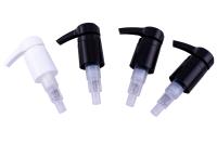 China 0.4cc Long Nozzle Sprayer Gold Silver Luxury 24/410 Plastic Aluminum Cream Lotion Pump for sale