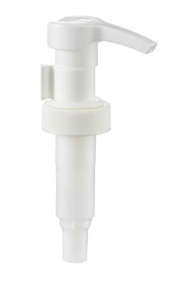 China 24/410 Black White Plastic Bamboo Wood Treatment Lotion Shmpoo Bottle Pump Dispenser 28 Cap Lid Bamboo Pump Top for sale