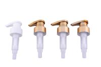China 24 410 Matt Gold Lotion Pump Gold 28 410 Soap Pump Head For Spray Bottle for sale