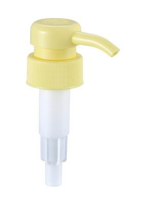China Hot Selling Good Quality White Left Right Lock Lotion Pump Plastic Cosmetic Lotion Pump for sale