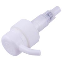 China PP Material Plastic Lotion Pump Ribbed Smooth 2cc Body Cream Dispenser for sale