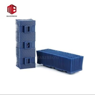 China 148 X 50 X 43mm Blue Nylon Bristle Block For Kuris Auto Cutter Machine for sale