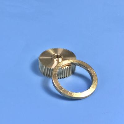 China 30 Teeth High Precision Gear , Brass Spur 0.5 Module Gear For Smart Home for sale