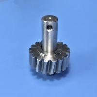 China High Strength Steel Helical Gear Shaft With Hobbing Machining for sale