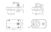 China Customized Square Geared DC Motor 500V 208.6rpm For Industrial  for sale