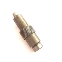 China Module 0.5 Steel Helical Gear Shaft High Precision 45HRC Hardness for sale