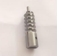 China Customized Worm Gear Shaft Round Shape With CNC Machining for sale