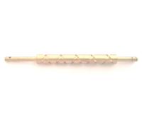 China Precision Brass Steel Worm Gear Shaft 7.96mm Diameter 112mm Length for sale