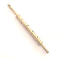 China Precision Brass Steel Worm Gear Shaft 7.96mm Diameter 112mm Length for sale