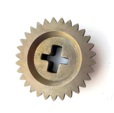 China Auto Straight Sintered Metal Gears 30 teeth With Cross Shaped Bore for sale