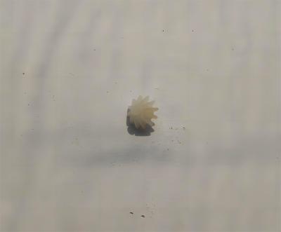 China Small 0.3 Module Plastic Bevel Gears Depon 100P Material smooth Surface for sale
