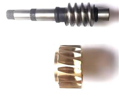 China 20CrMn Steel Worm And Wormwheel 1.8 Module For Pipe Cutter Turbine for sale