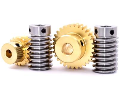 China SS303 Cylindrical Worm And Worm Wheel Assembly 0.8 Module For Locks for sale