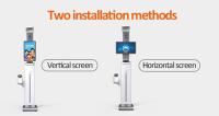 China Public Health Healthcare Kiosk Touch Screen With A4 Laser Printer for sale